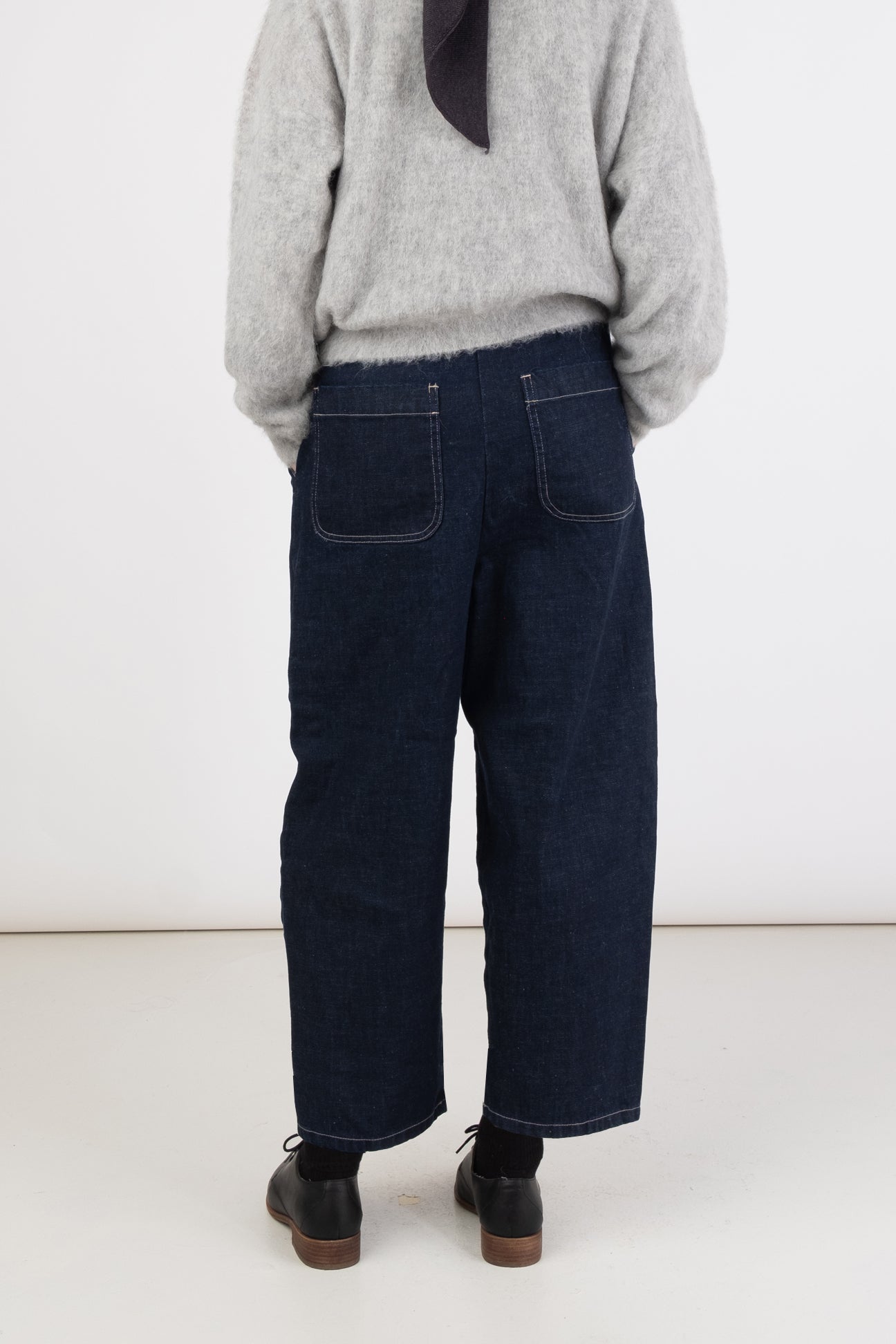 Dark Indigo Barrel Pant – Micaela Greg